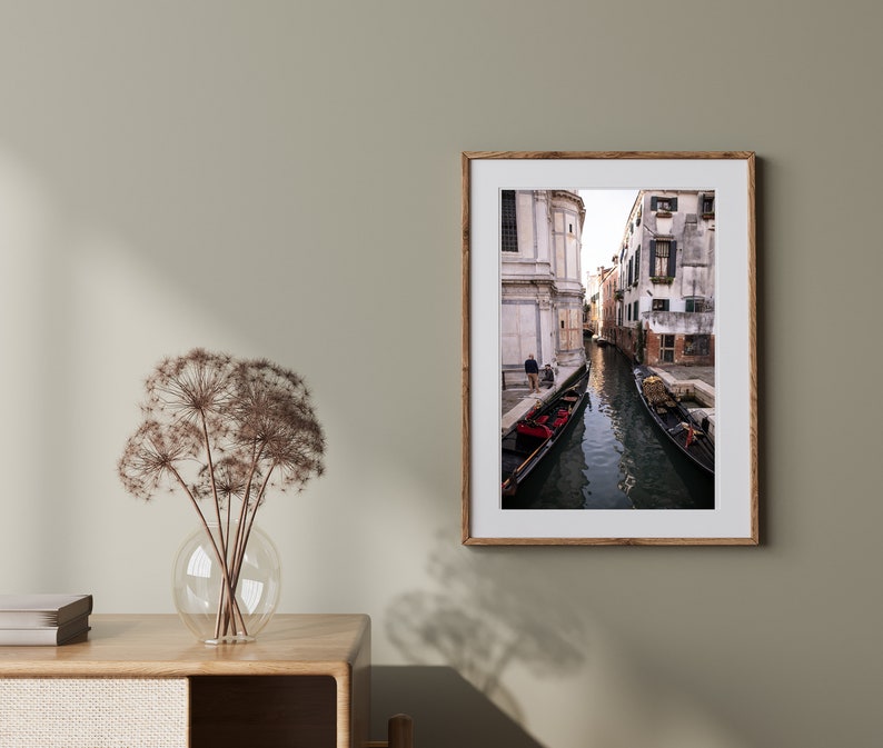 Venice Wall Gallery Art Set | Venice Canals Set of 5 Prints | Venice ...