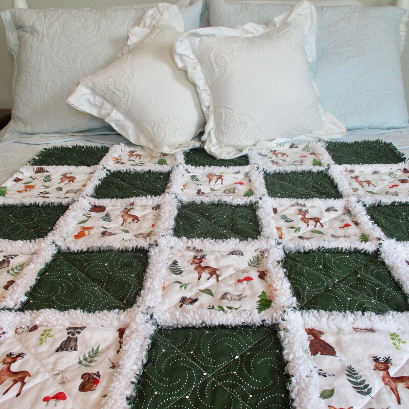 Animal Rag Quilt - Etsy