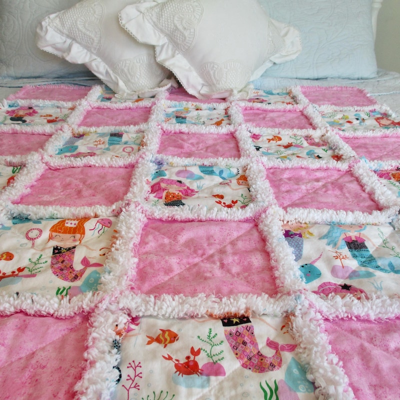 Crib Rag Quilt - Etsy