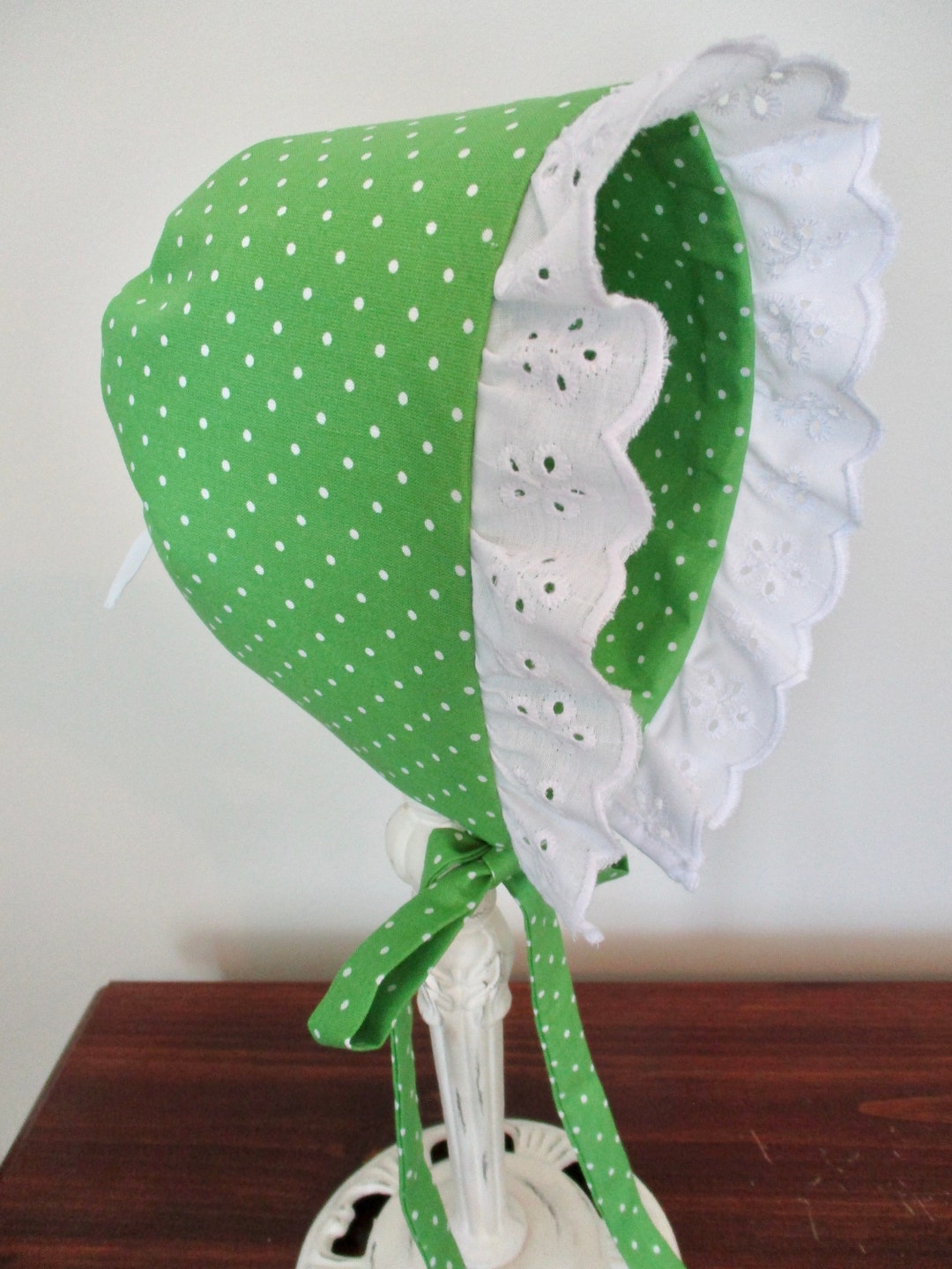 Baby Sun Bonnet / Infant-toddler Sun Bonnet / Handmade Cotton Bonnet ...