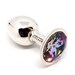 Sterling Silver Jewel Butt Plug Swarovski Light Vitrail - Etsy