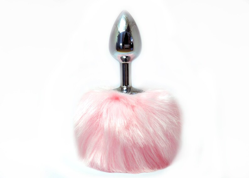 Pink Bunny Tail Butt Plug Adult Toy Sexy Erotic DDLG Sex - Etsy
