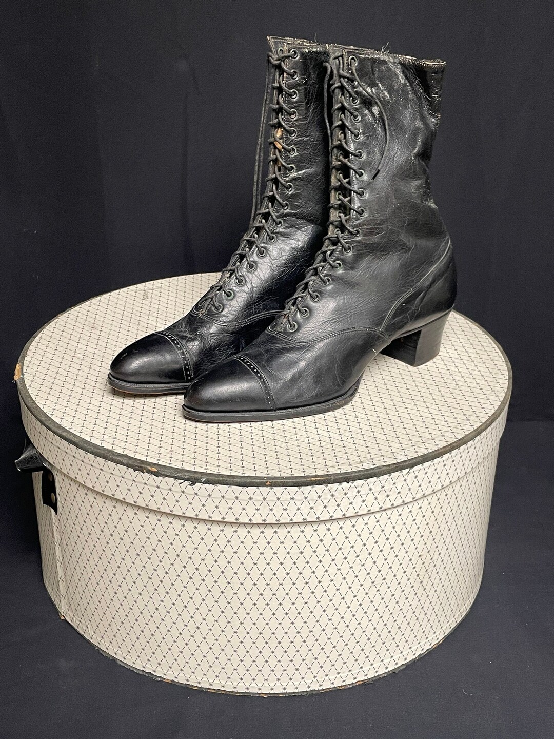 Roberts Johnson & Rand Edwardian 1900s Lace-up Women's Heeled Boots - Etsy