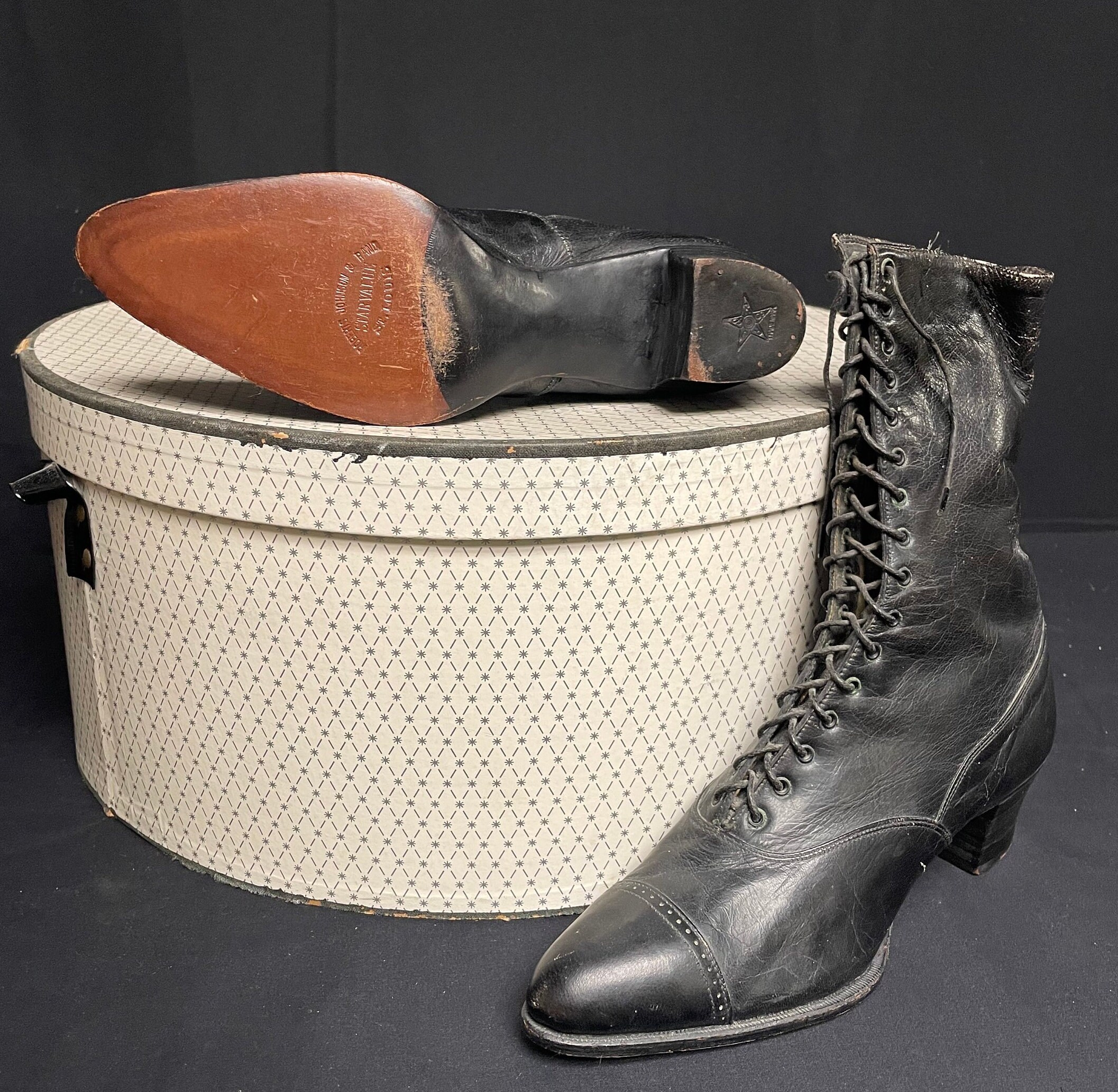 Roberts Johnson & Rand Edwardian 1900s Lace-up Women's Heeled Boots - Etsy