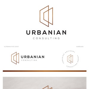 Geometric Logo Consulting Logo Interior Design Logo | Etsy