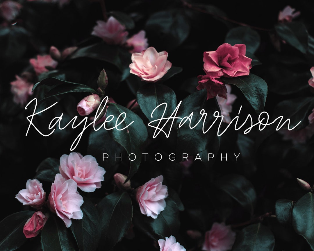 Watermark Logo Design Photography Logo Signature Logo - Etsy