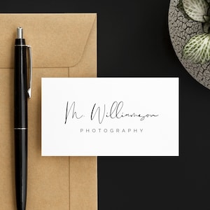 Handwritten Signature Logo Watermark Logo Design Photography | Etsy