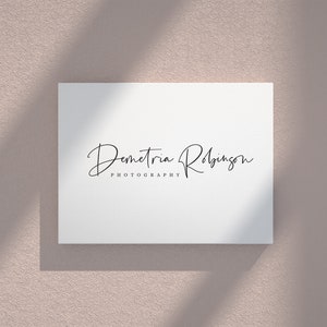 Signature Logo Design Watermark Logo Photography Logo - Etsy