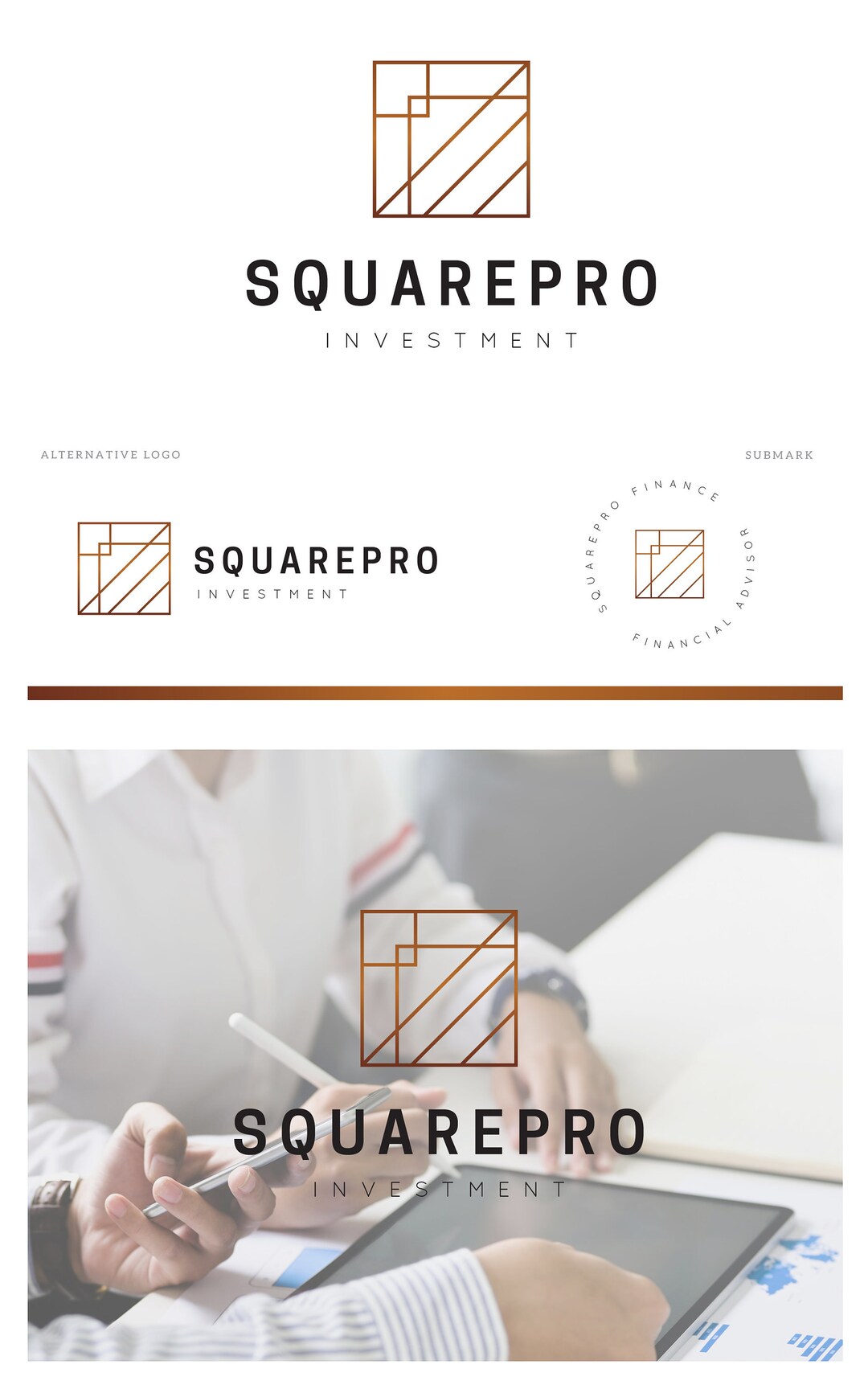 Geometric Logo Design, Interior Design Logo, Square Box Logo, Furniture ...