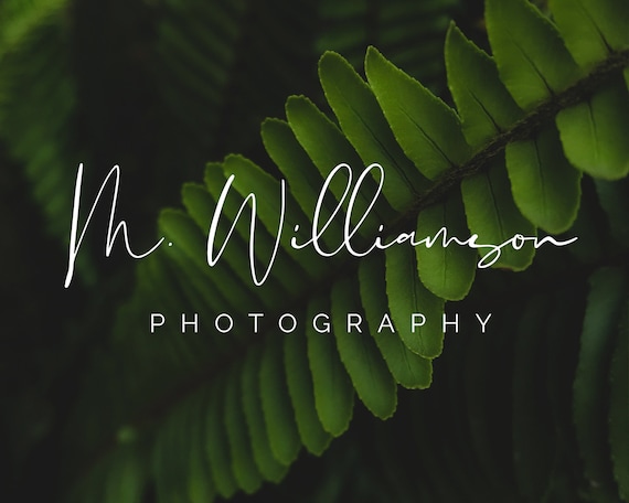 Handwritten Signature Logo Watermark Logo Design Photography | Etsy