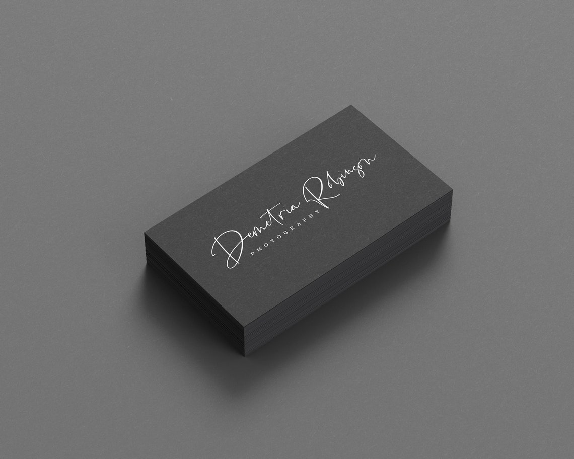 Signature Logo Design Watermark Logo Photography Logo | Etsy