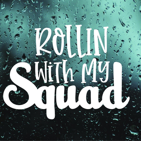 Squad Goals Decal - Etsy