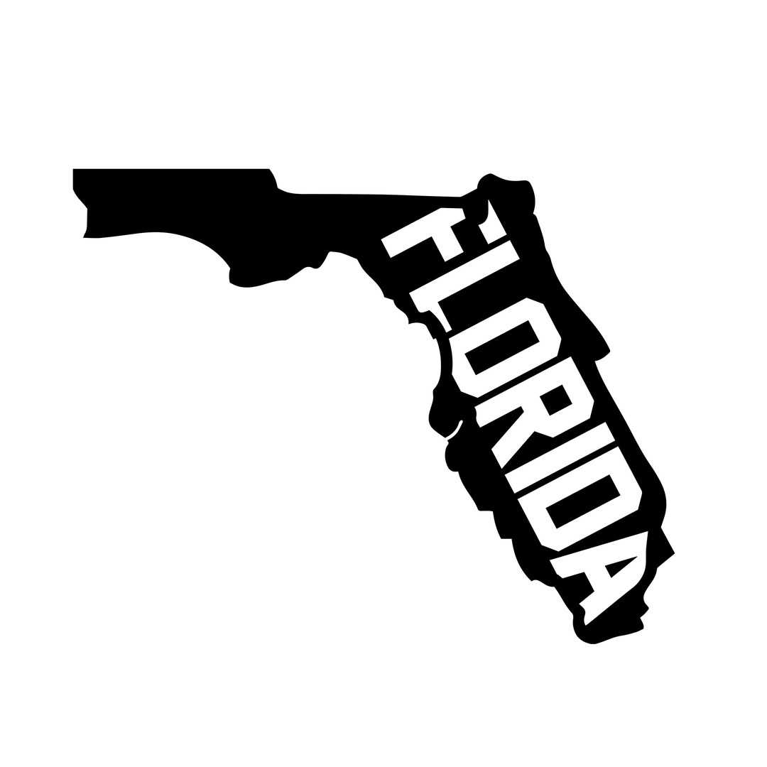 Florida SVG Files Vector Images SVG Files Clipart Dxf Png Stencil Clip ...