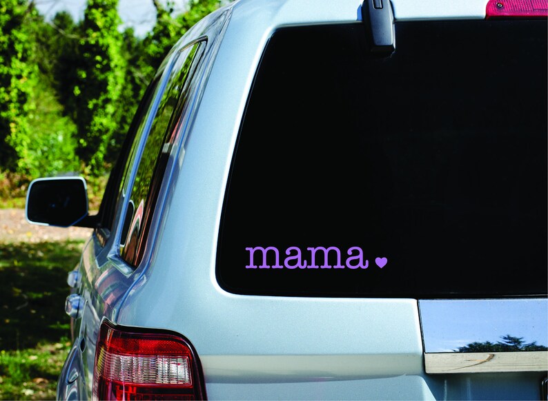 Mama Decal Proud Mama Decal Vinyl Mama Decal Mama Heart Decal Car Decal ...