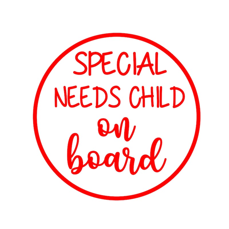 Special Needs Decals - Etsy