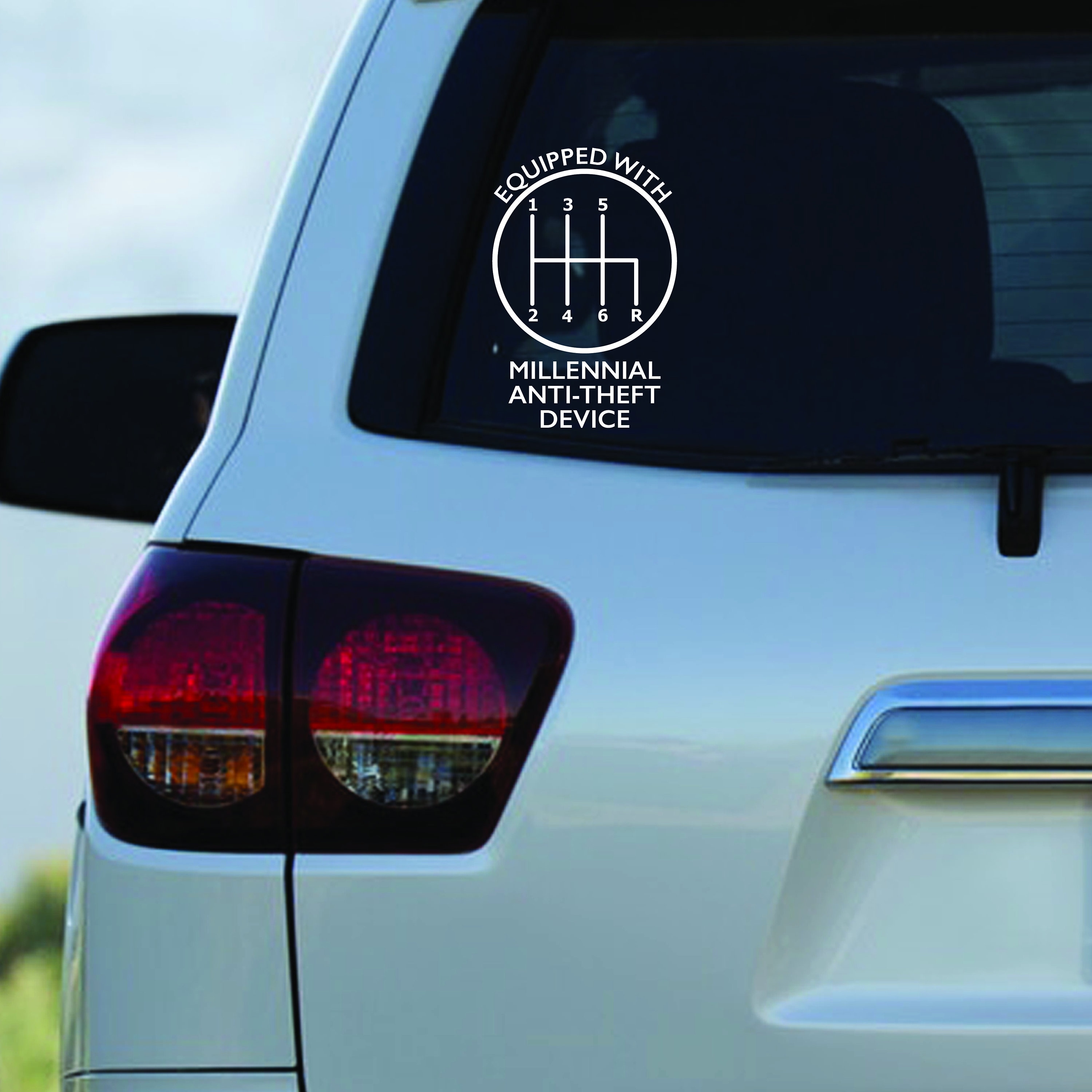 Millennial Anti Theft Decal Funny Decal Security Decal Anti Theft ...