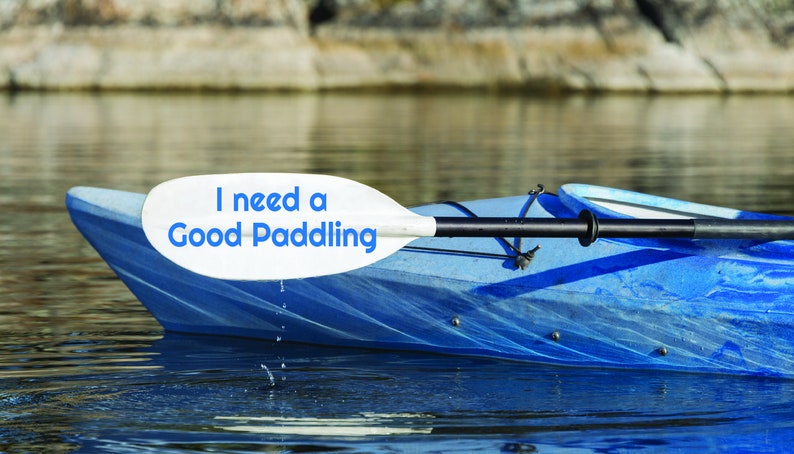 Custom Kayak Paddle Decal Custom Kayak Decals Oar Decal Canoe | Etsy