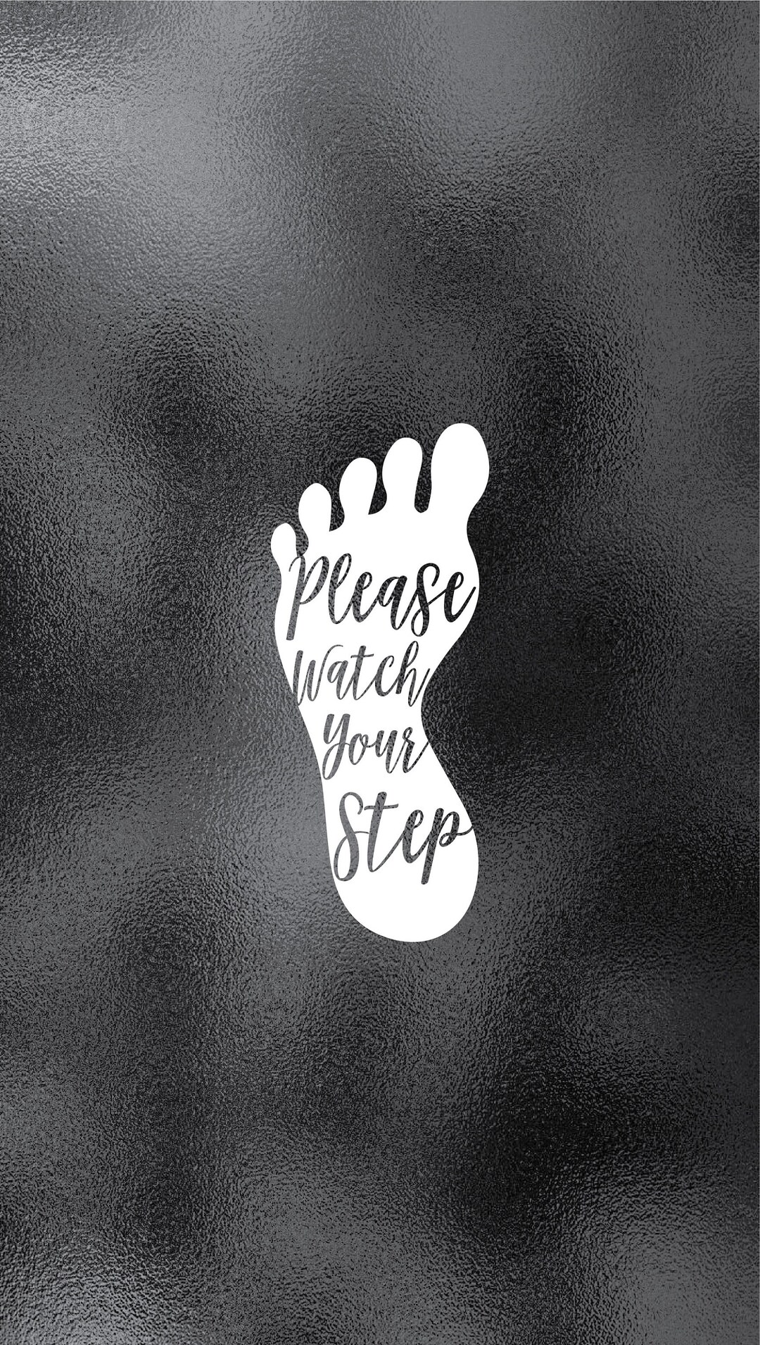 Watch Your Step Decal Vinyl Decal Store Front Cut Decal Be Careful ...