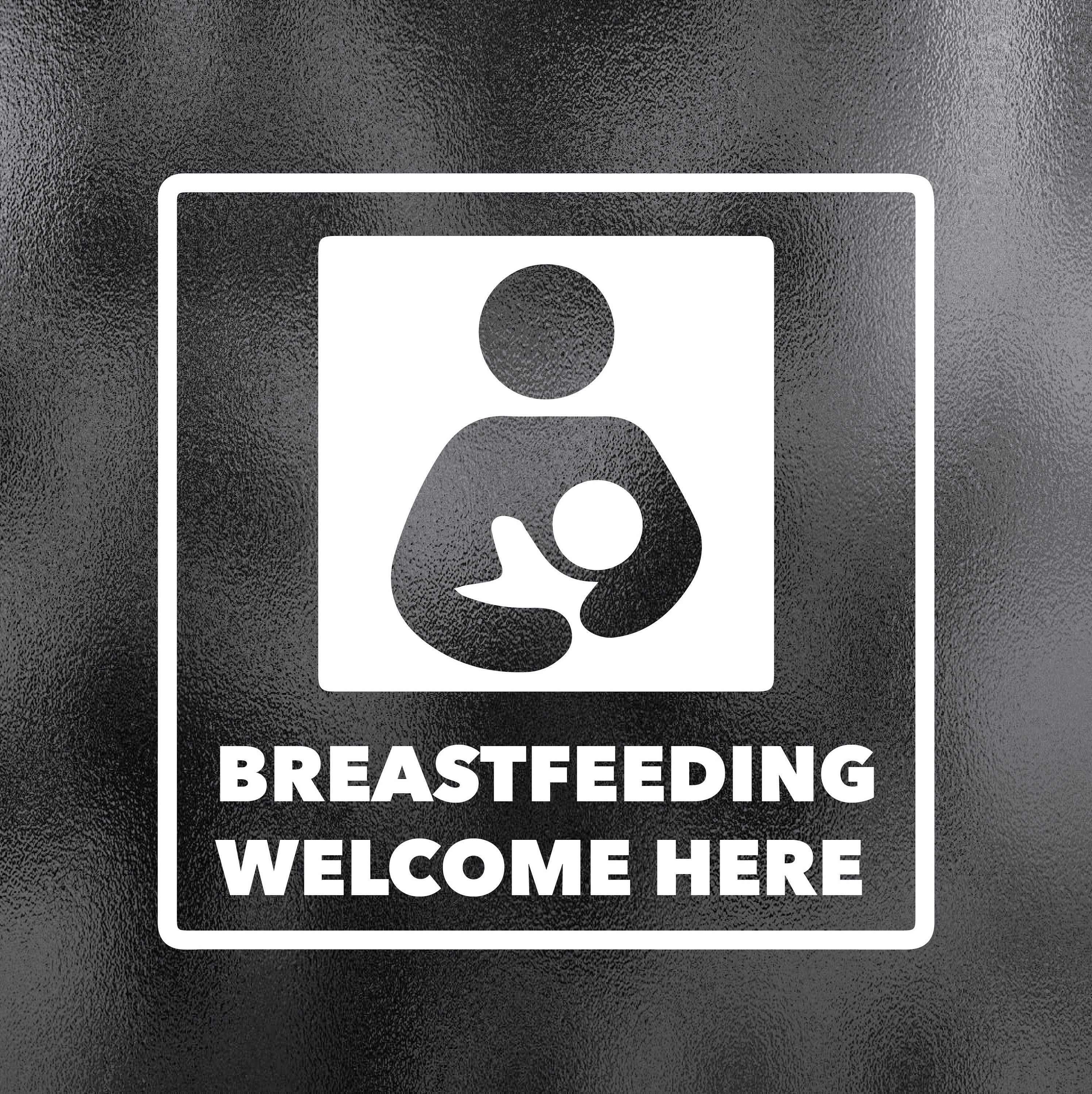 Breastfeeding Decal Breast Feeding Vinyl Decal Store Front Cut Decal Breastfeeding Welcome Decal ...