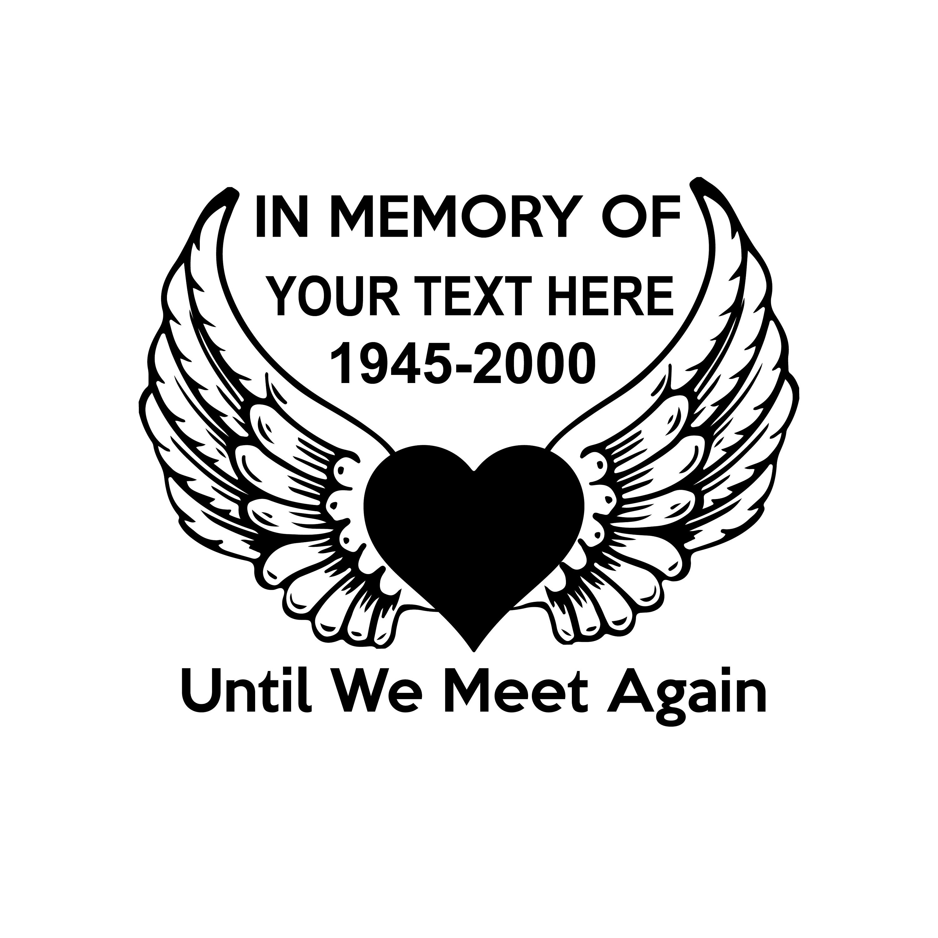Memorial Decal RIP Decal Loving Memory Decal Vinyl Decal - Etsy
