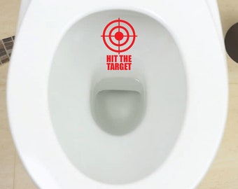 Toilet Bowl Target Stickers - Etsy