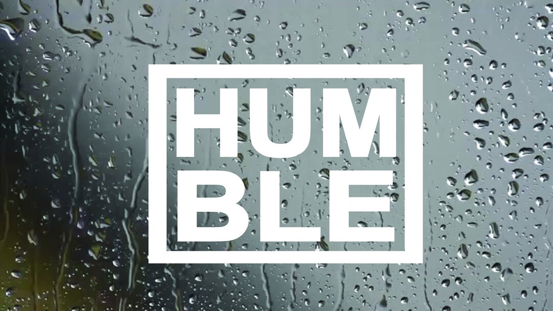 Humble Decal Be Humble Decal Car Decal Laptop Decal Word Decal Vinyl ...