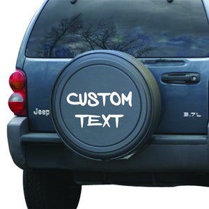Custom Spare Tire Cover Decal Tire Cover Decal Custom Tire Cover Decal ...