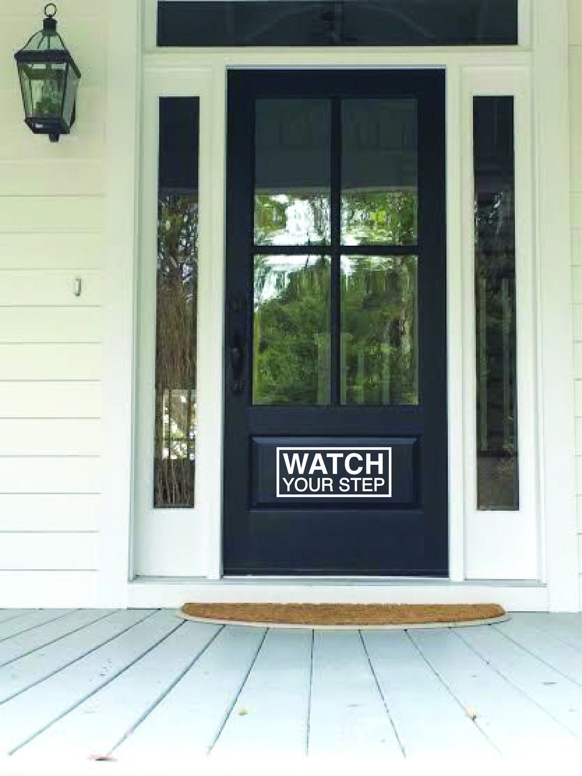 Watch Your Step Decal Vinyl Decal Store Front Cut Decal Be - Etsy