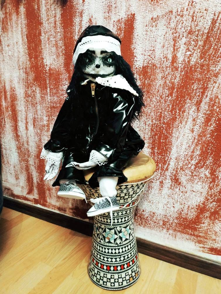 Cory a Clown Handmade Weird Horror Goth Collectible Art Doll - Etsy