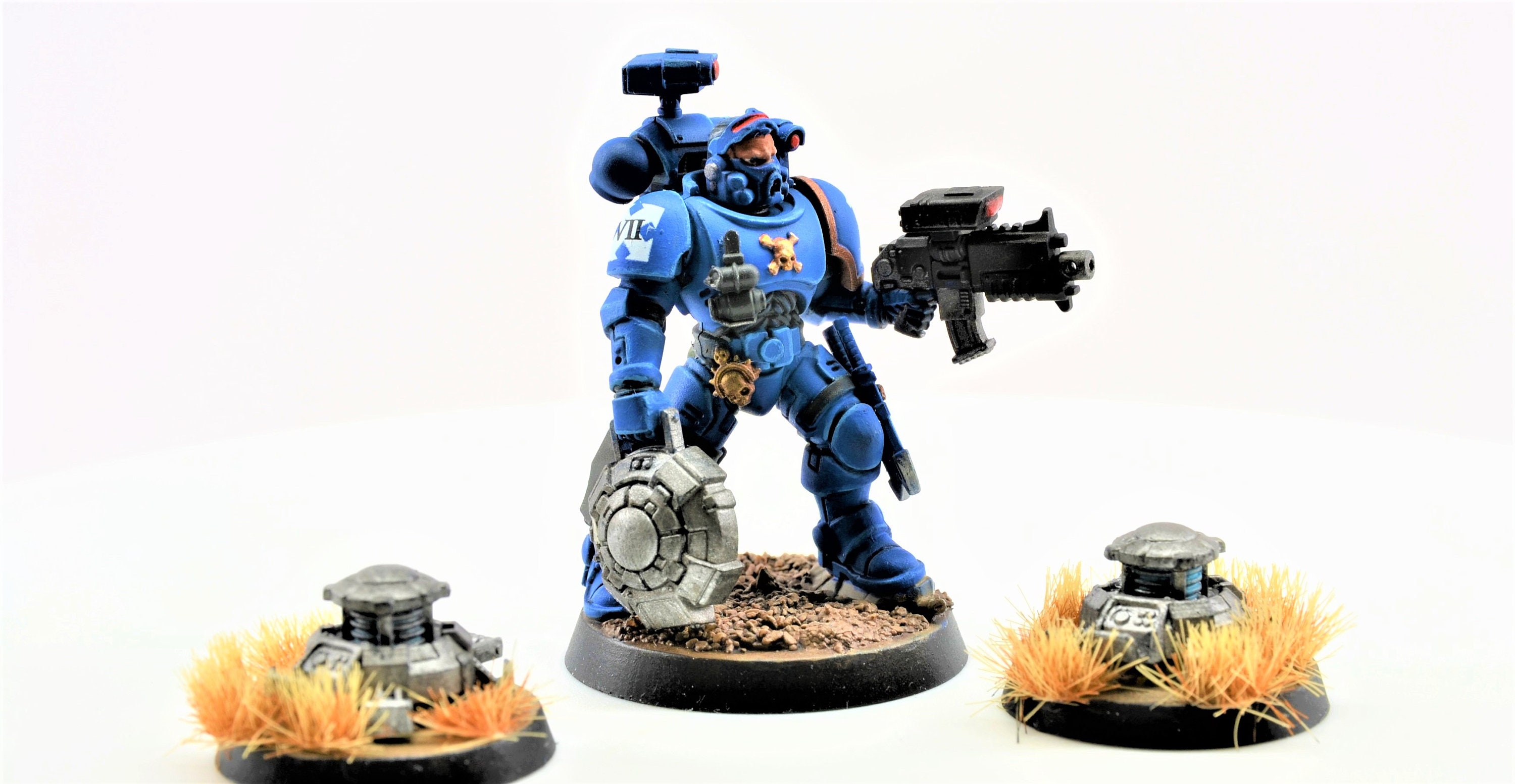 Space UltraMarine Incursor Battle Brother with Haywire Mine | Etsy
