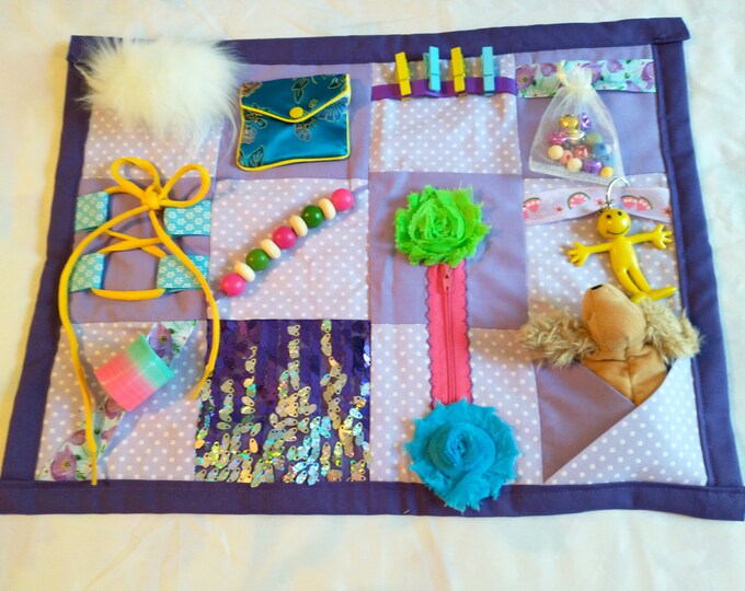 Fidget Quilt Sensory Blanketbusy Blanket Fidget Quilt for - Etsy