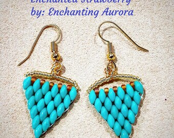 Seed Bead Earring Tutorial Pattern DIY - Etsy