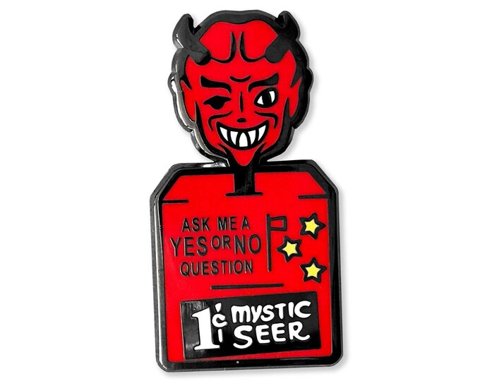 Mystic Seer Enamel Pin (qty.1) || the Twilight Zone + Fortune Teller ...