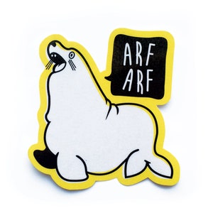 Arf Arf (qty.2) || Seal + Sea Lion + Animal + Motivation + Inspiration ...