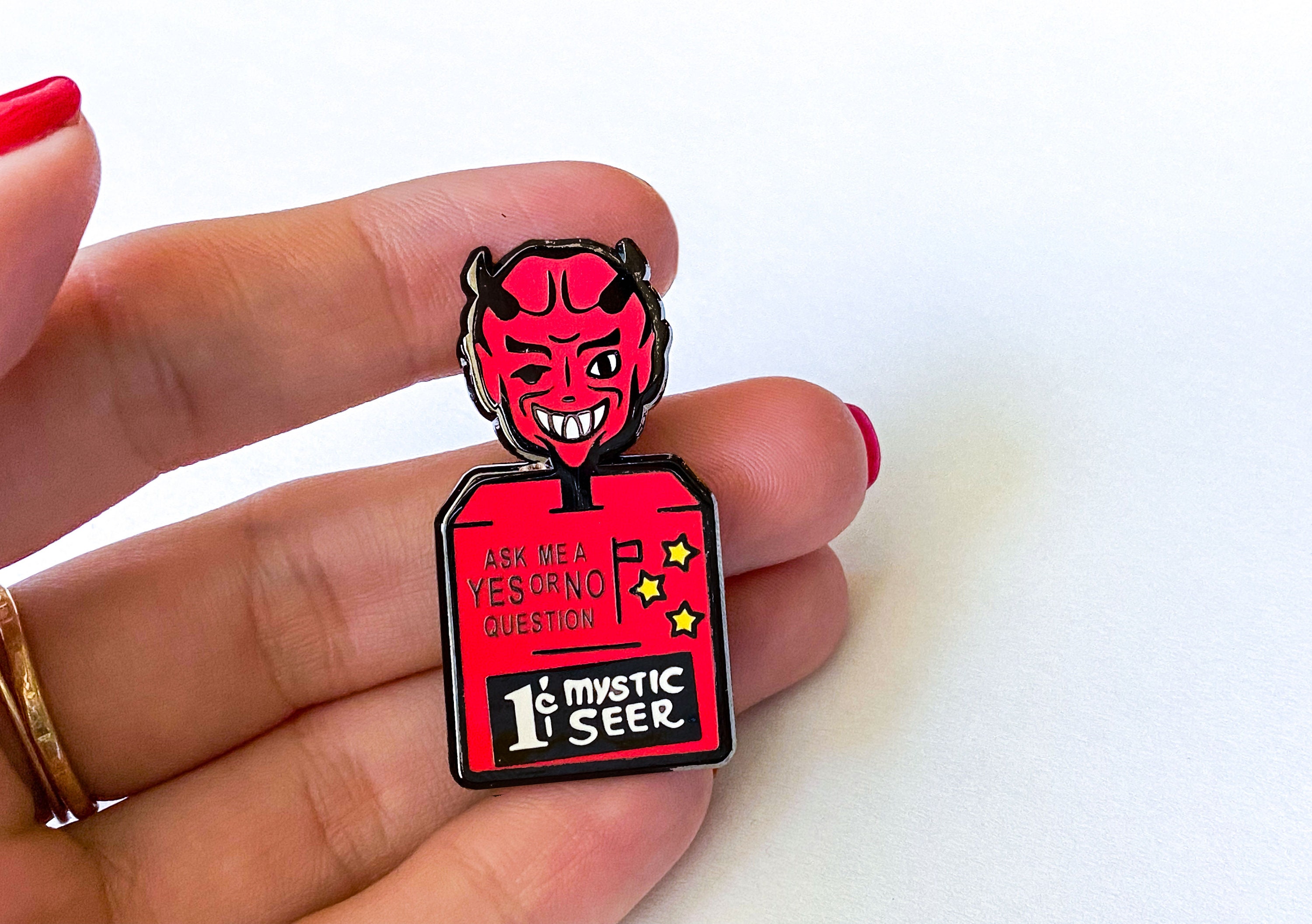 Mystic Seer Enamel Pin qty.1 the Twilight Zone Fortune - Etsy