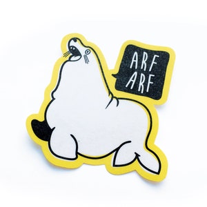 Arf Arf (qty.2) || Seal + Sea Lion + Animal + Motivation + Inspiration ...