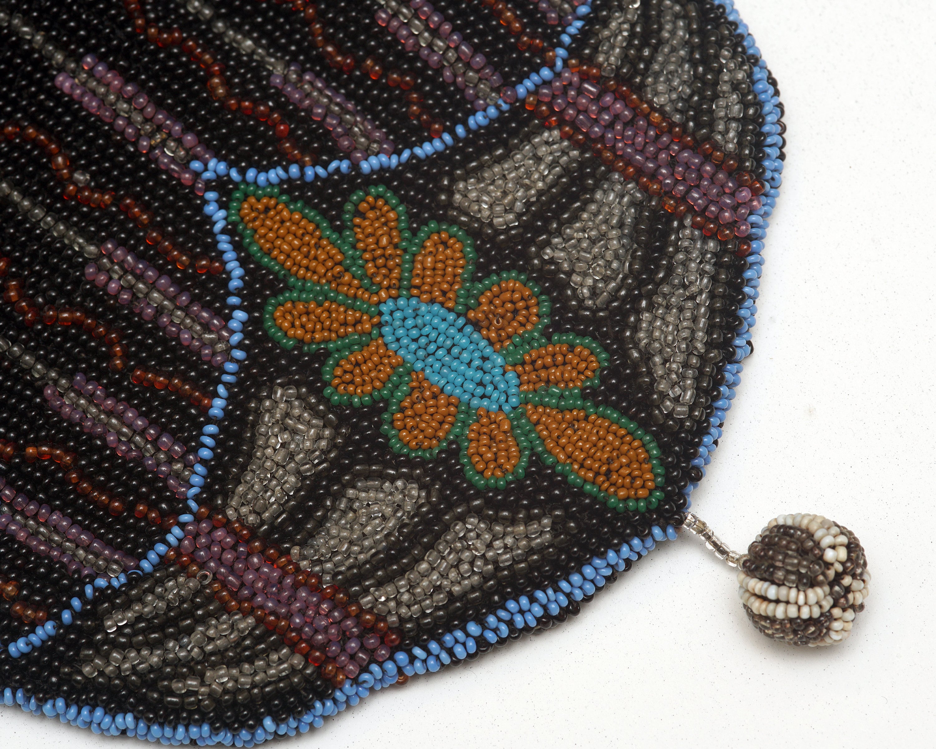Victorian Hand Beaded Reticule Bag - Etsy