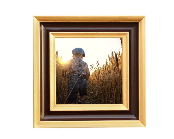 Antique Square Gold Picture Frame