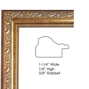 Gold Wall Gallery Frame, Antique Gold Picture Frame, Perfect Gold Frame ...