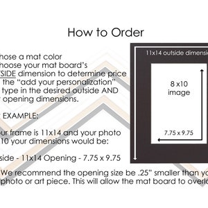 Acid Free Matboard, Custom Cut Premium Mat Board, Beveled Cut Matting ...