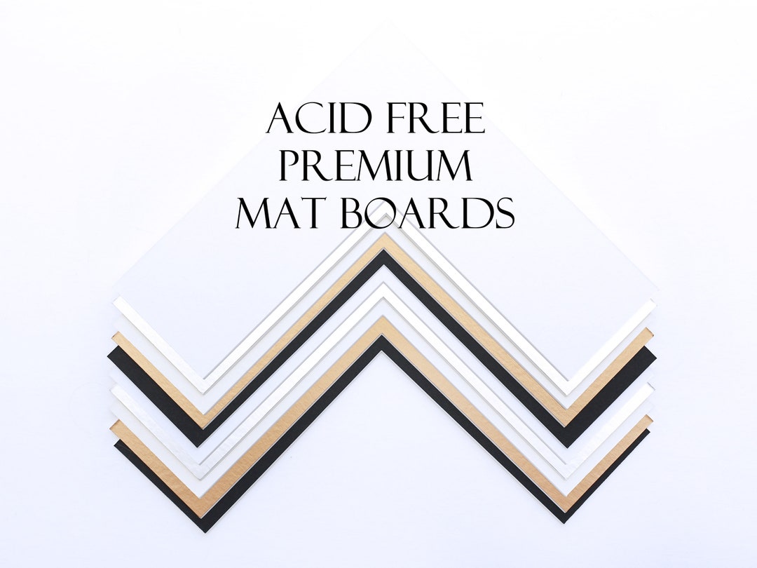 Acid Free Matboard, Custom Cut Premium Mat Board, Beveled Cut Matting ...