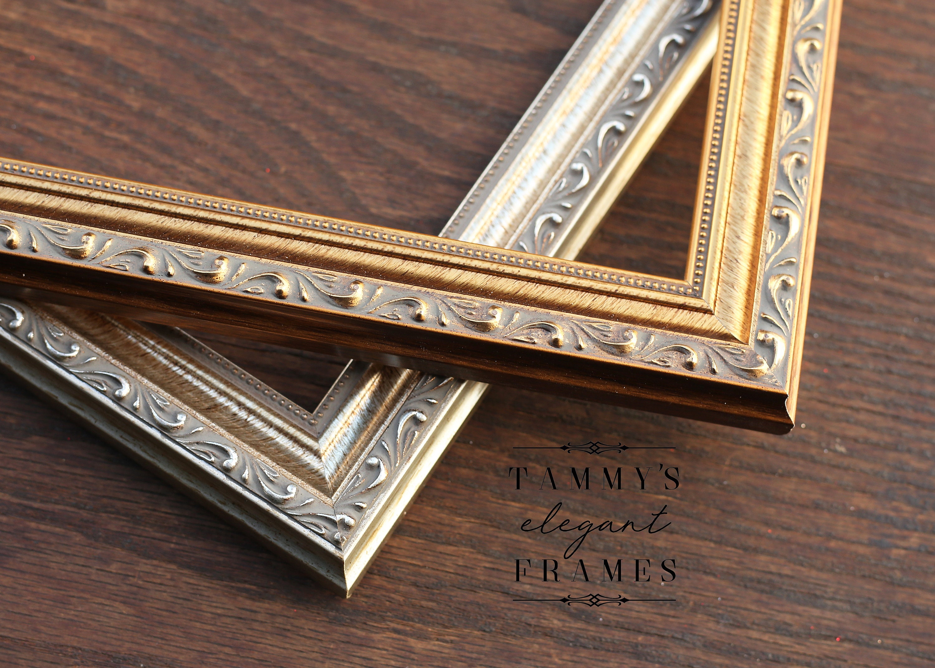 Antique Gold Picture Frame Ornate Photo Frames Custom Size - Etsy