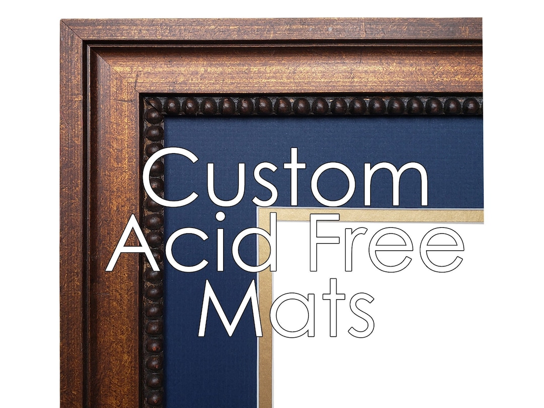 Premium Acid Free Matboard, Custom Cut Mat Board, Beveled Cut Matting ...