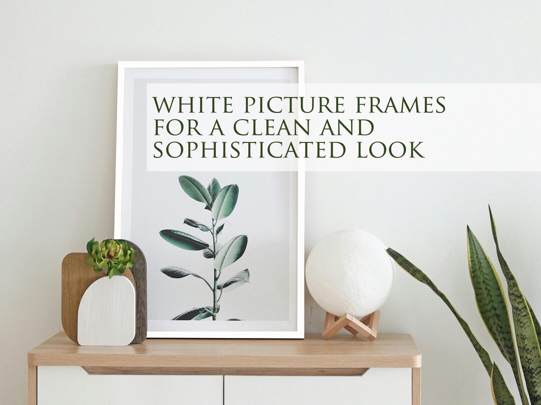 White Picture Frame, Modern Photo Frames, Timeless Classic Wall Frames ...