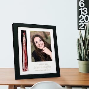Graduation Tassel Frame, Custom Personalized Grad Gift, Class Of ...