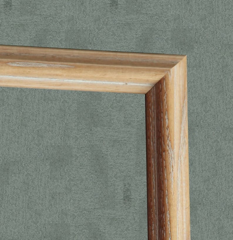 Ash Wood Decor Brown White Wash Picture Frame Handmade - Etsy