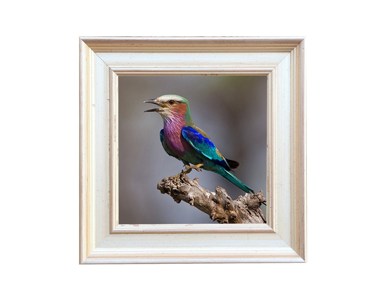 Large Square Silver Picture Frame Antique Decor | Etsy