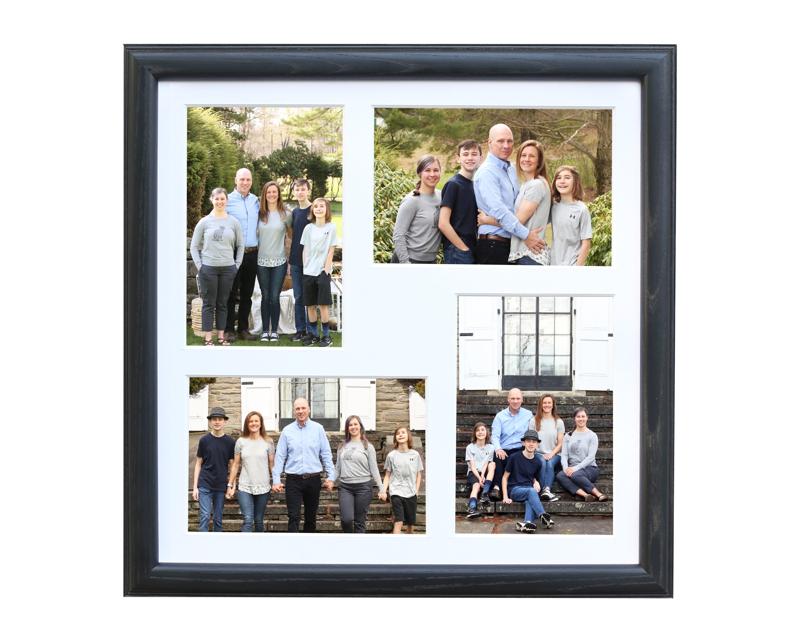 Mixed Media & Collage black mat Matted print of collage Cycles fits ...