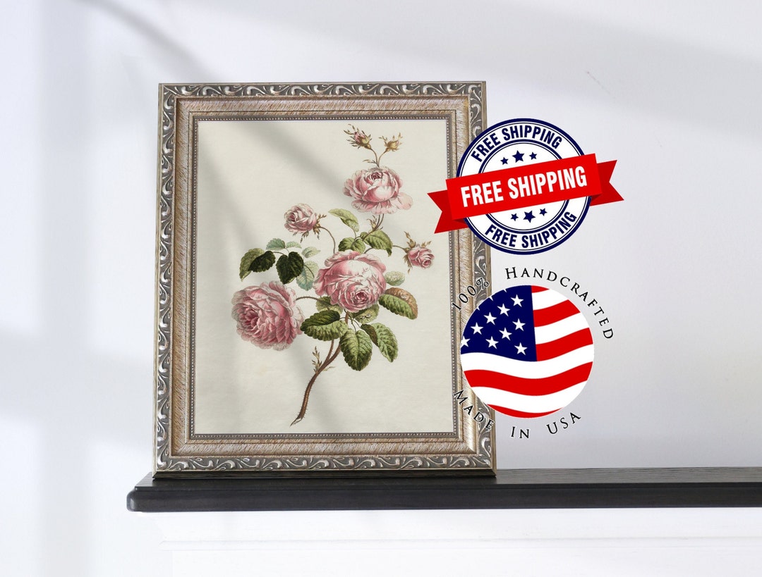 Custom Size Silver Picture Frame, Real Wood Photo Frame, Silver Wedding ...