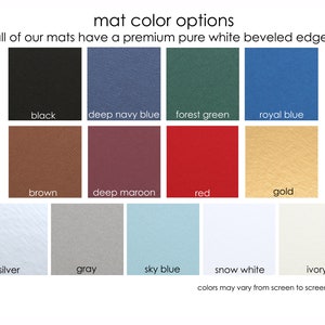 Acid Free Matboard, Custom Cut Premium Mat Board, Beveled Cut Matting ...